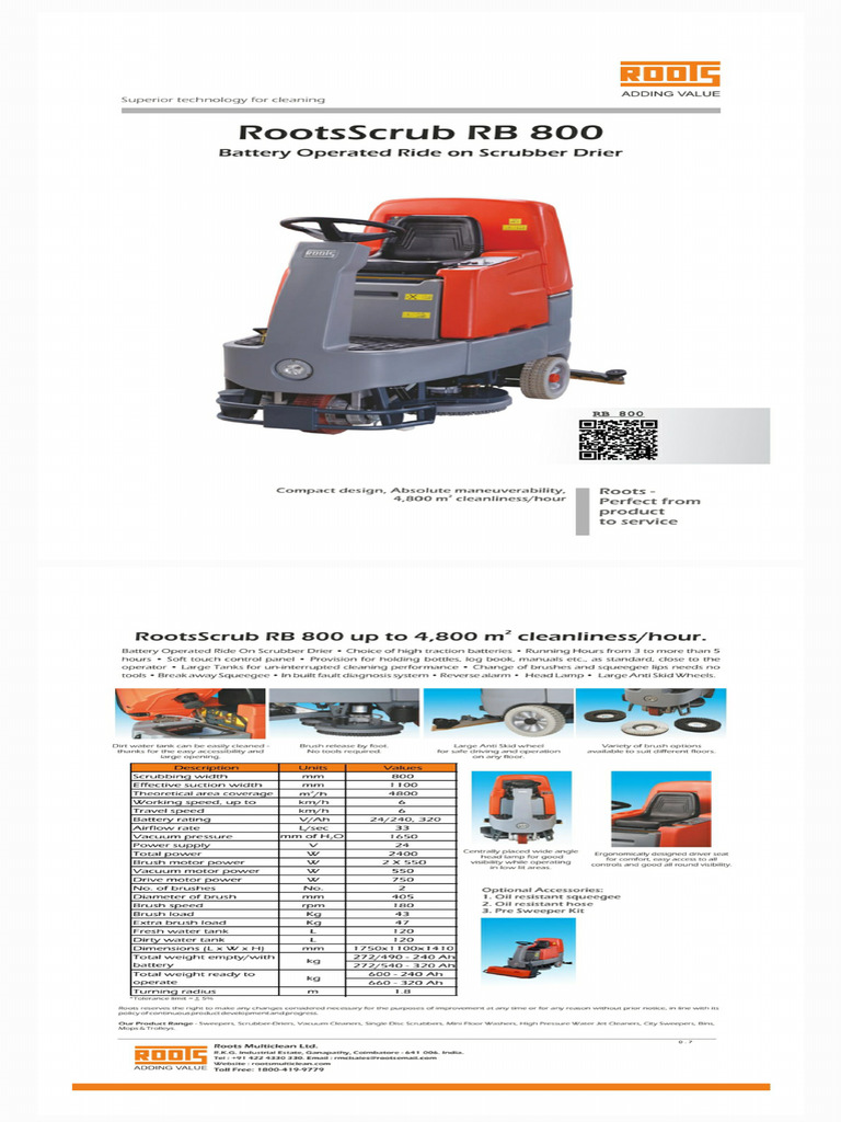RB 800 Brochure | PDF