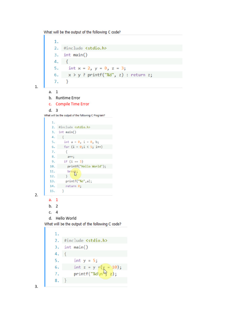 Pseudocode Test 2 Cram Up | PDF | Computer Programming | Software ...