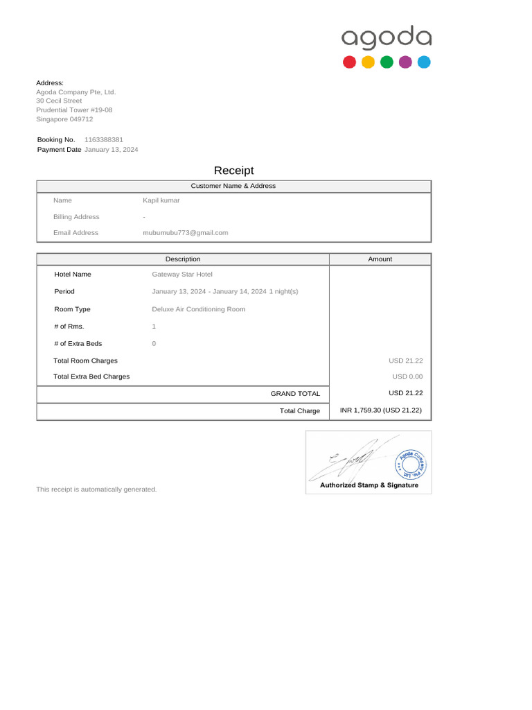 Agoda_Booking_ID_1163388381_-_RECEIPT_enclosed | PDF