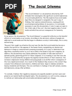 Analyzing "The Social Dilemma" Documentary | PDF | Social Networking ...