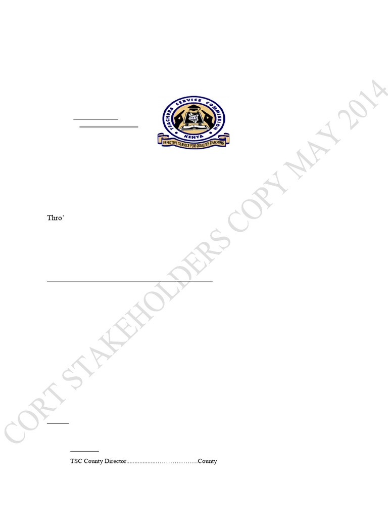 Paternity Leave Form TSC - 1761226325 | PDF