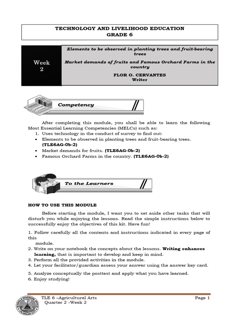 EPP-6-Q2-Week-2 | PDF | Soil | Fertilizer