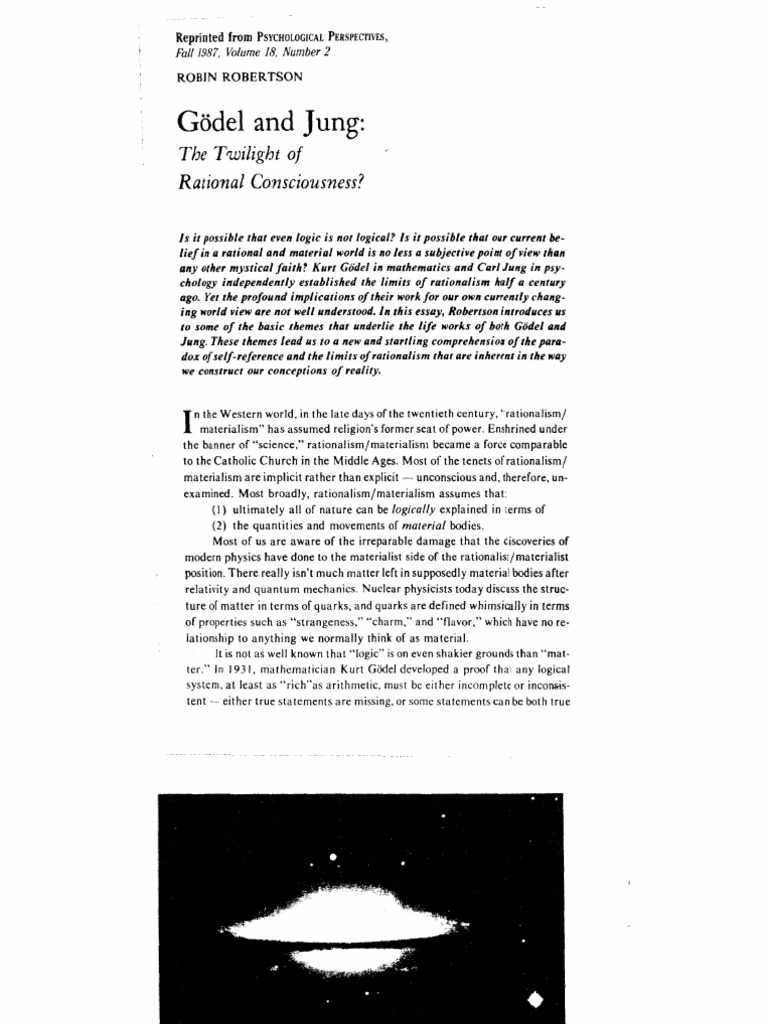Godel_and_Jung_The_Twilight_of_Rational | PDF