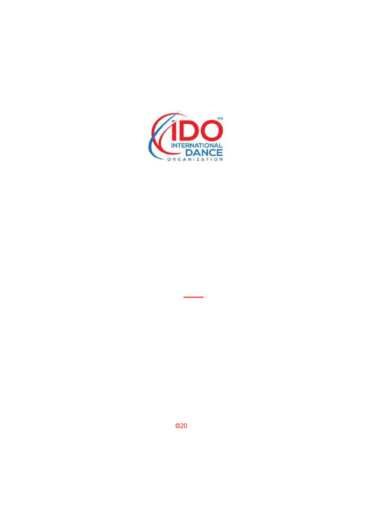2024 IDO Rule Book | PDF | Dances