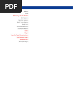 Leave Planner Excel Template 2024 | PDF