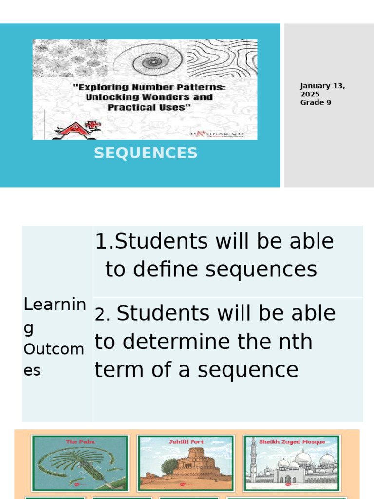 Grade 9 Generating Rule of The NTH Term of A Sequence | PDF
