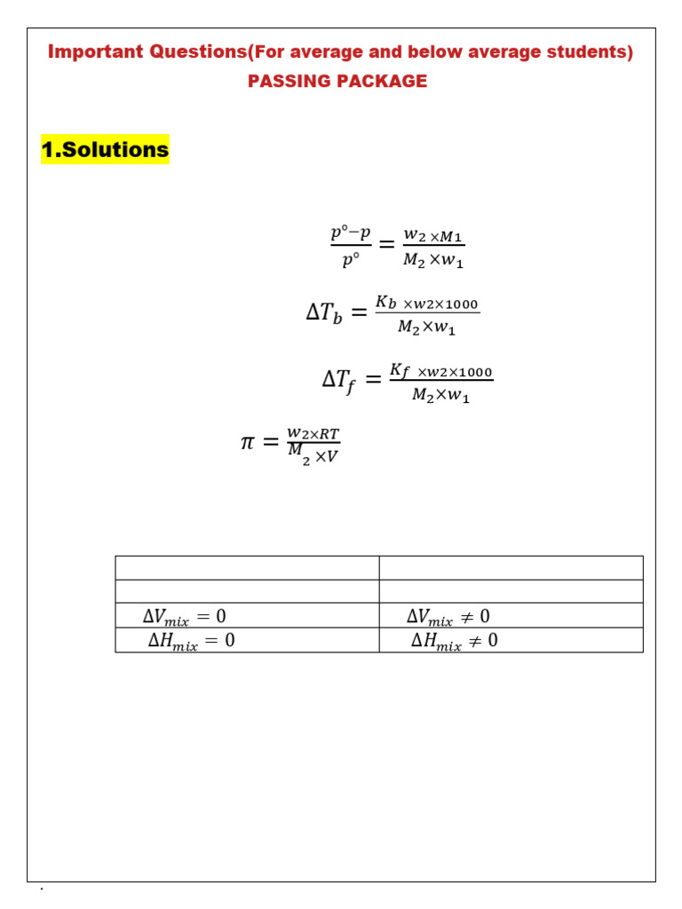 Chemistry Passing Package by Ankur Sir - 241227 - 232054 | PDF | Scientific Phenomena | Atmosphere