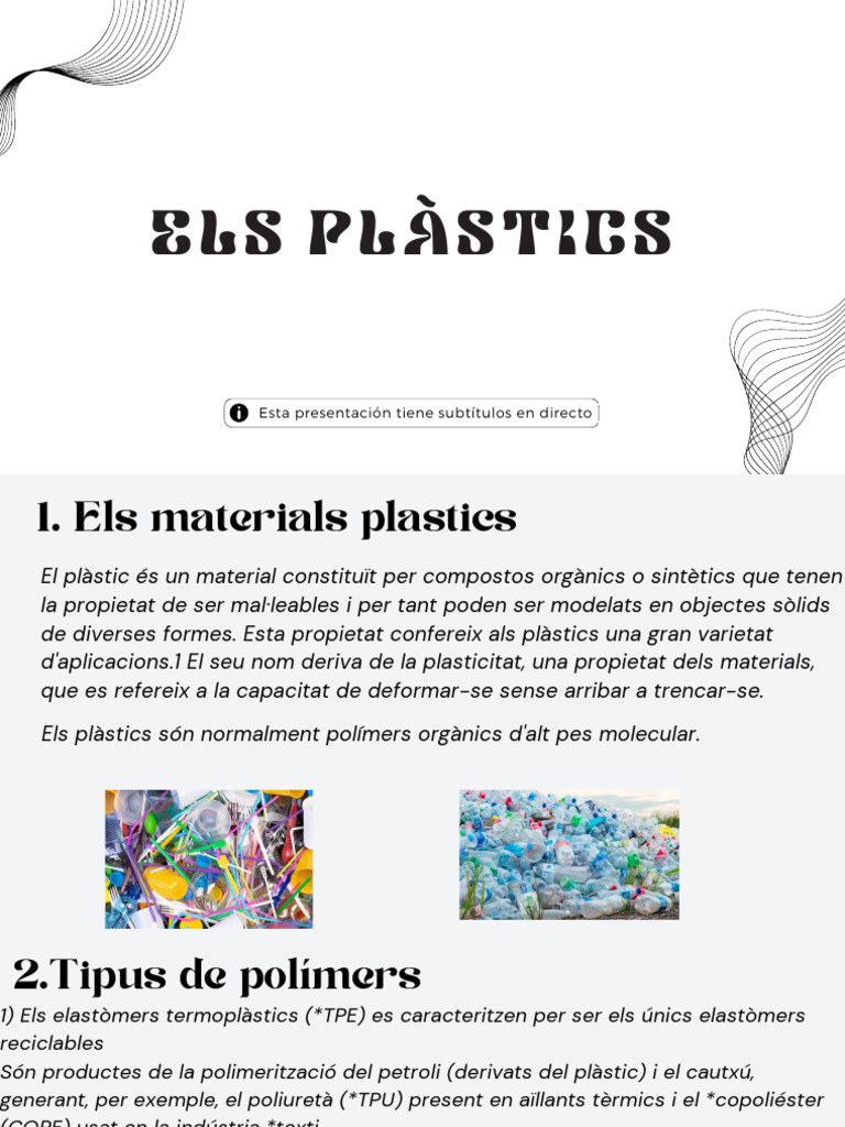 Els Plàstics | PDF