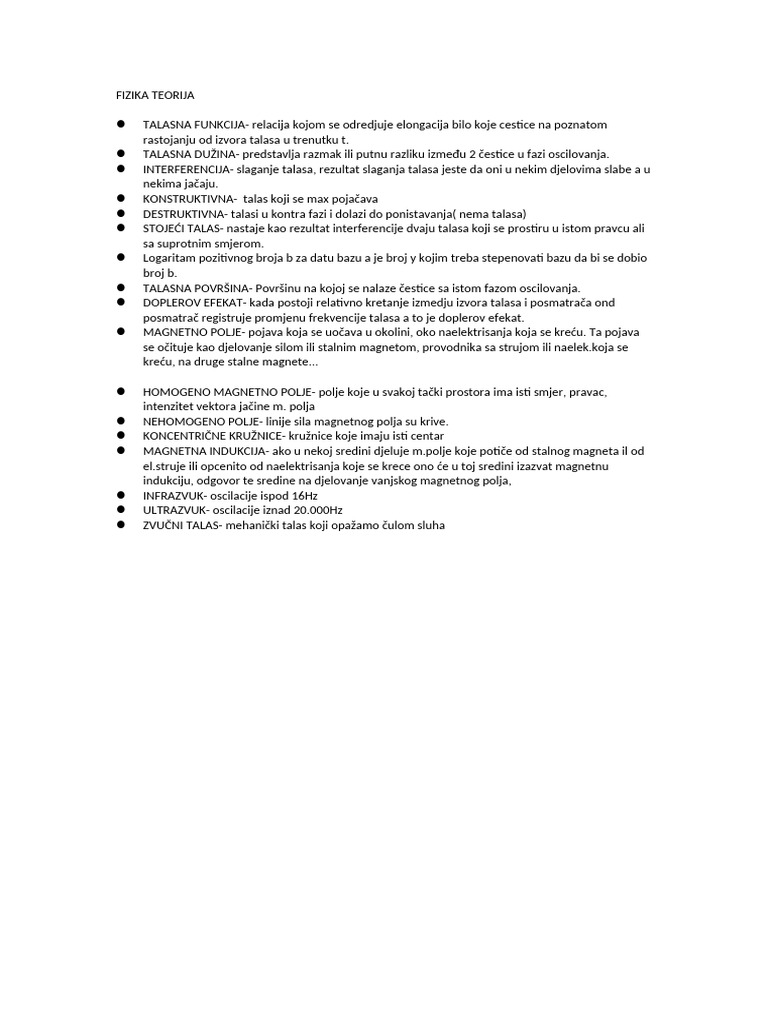 Fizika Teorija | PDF