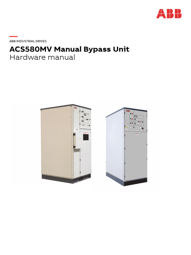 Acs580mv Manual Bypass Unit Hardware Manual | PDF | Electrical Wiring ...
