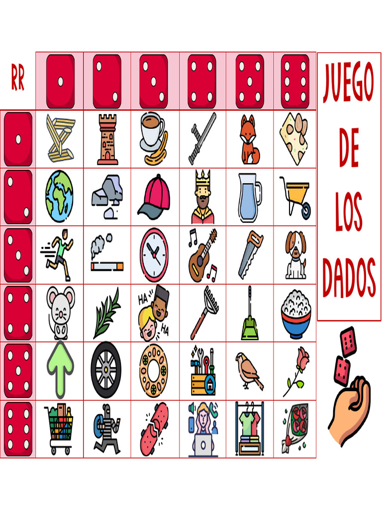 Juego de Los Dados RR A4 | PDF