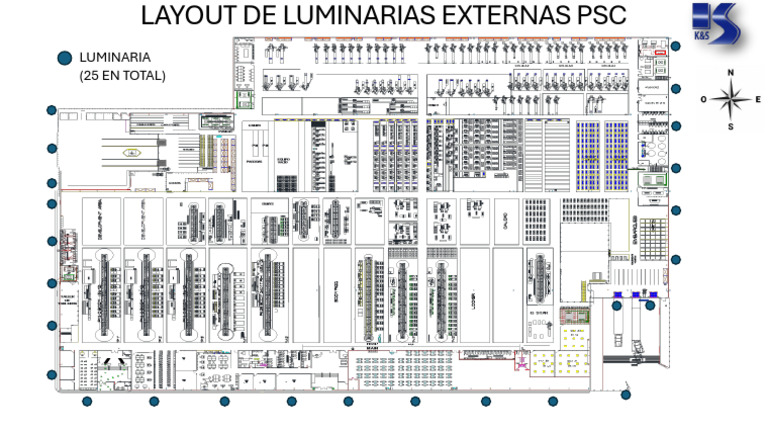 Layout de Luminarias Externas PSC | PDF