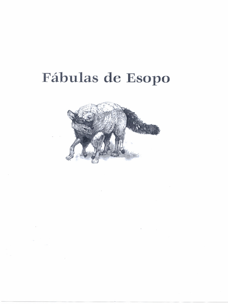 Fabulas de Esopo | PDF