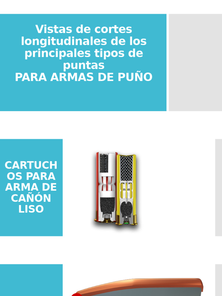 VISTAS de Cortes Longitudinales de Los Principales Tipos de PUNTAS PARA ...
