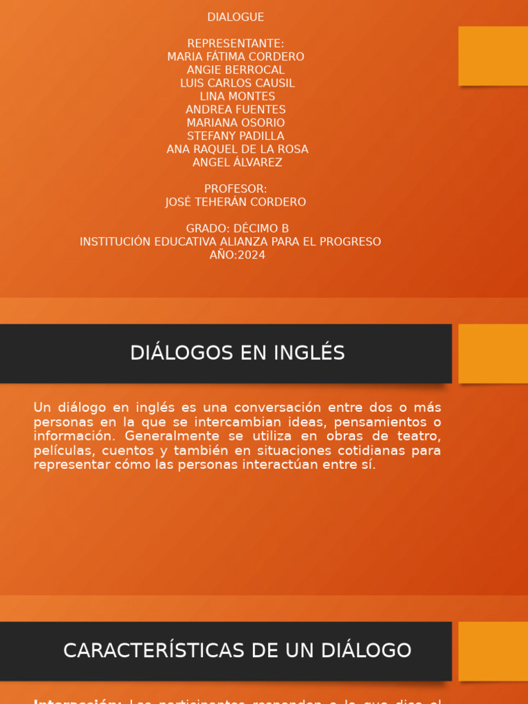 Tipos de Dialogos | PDF | Teatro | Método de enseñanza