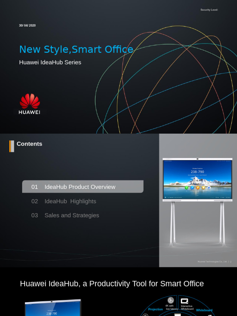 Huawei Ideahub Techniacl Presentation (Simple Version) (EN) | PDF | Mobile App | Microphone