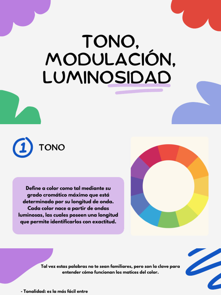 Tono Modulacion | PDF | Color | Psicofísica