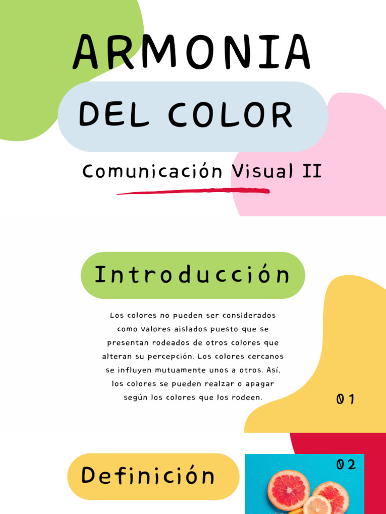Armonia Del Color Comunicacion Visual | PDF | Color | Armonía