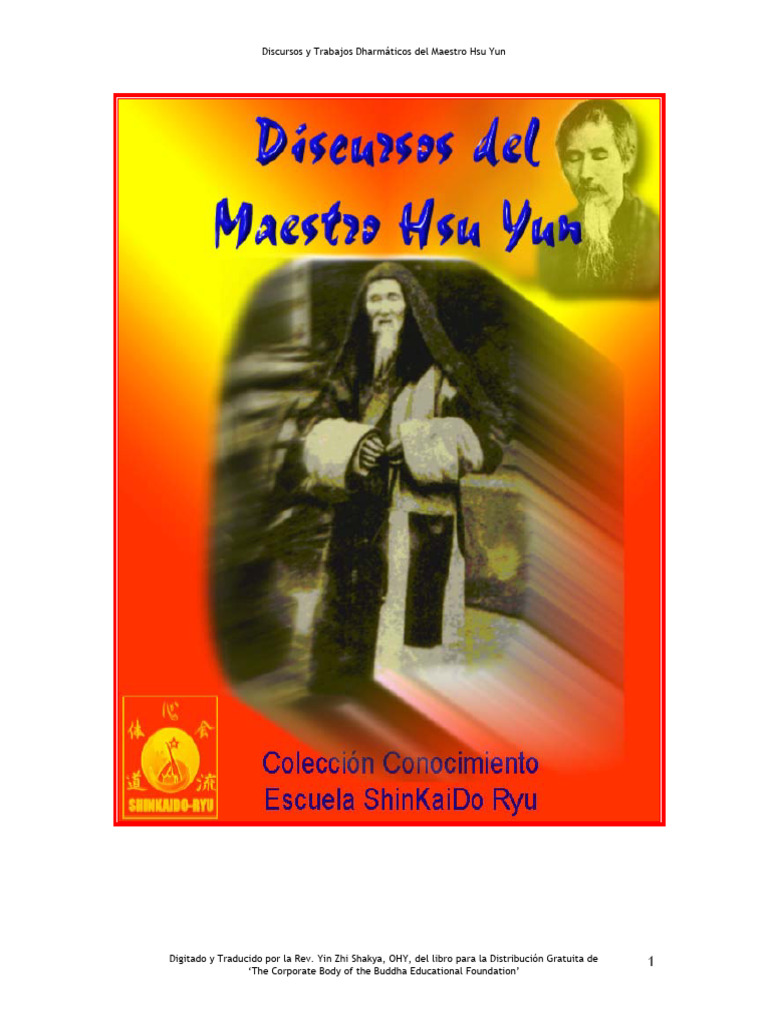 Discursos del Maestro Hsu Yun sobre Chan | PDF | Budeidad | zen