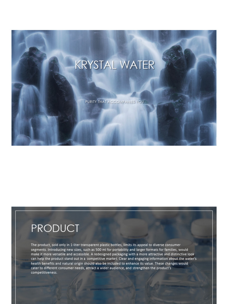 Krystal Water | PDF | Brand | Economies