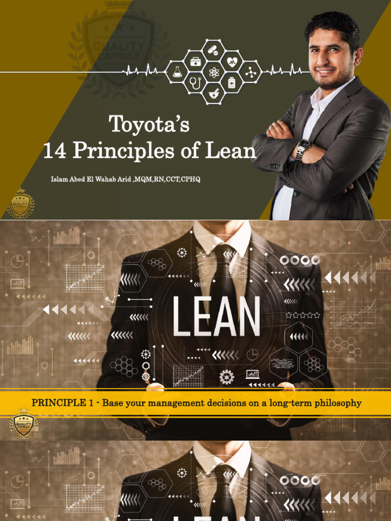 Toyota's 14 Lean Management Principles | PDF