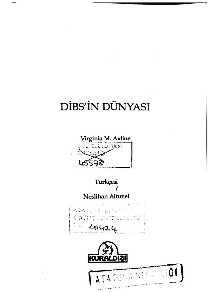 Dibs'in Dünyası - Virginia M. Axline | PDF