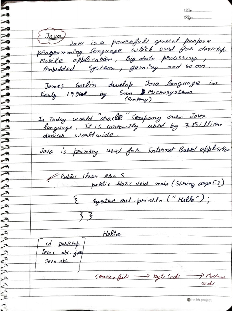 Java notes unit 1-2 | PDF Java notes unit 1-2 | PDF