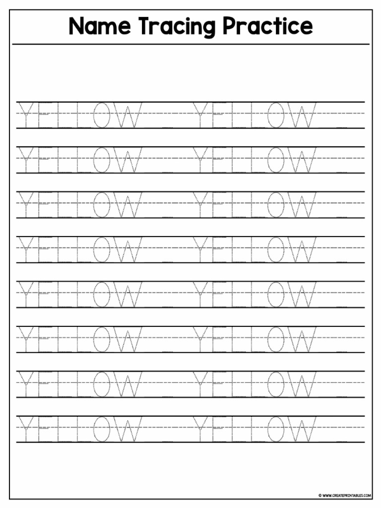 Name Tracing Practice EF5E 1FF2 625D | PDF