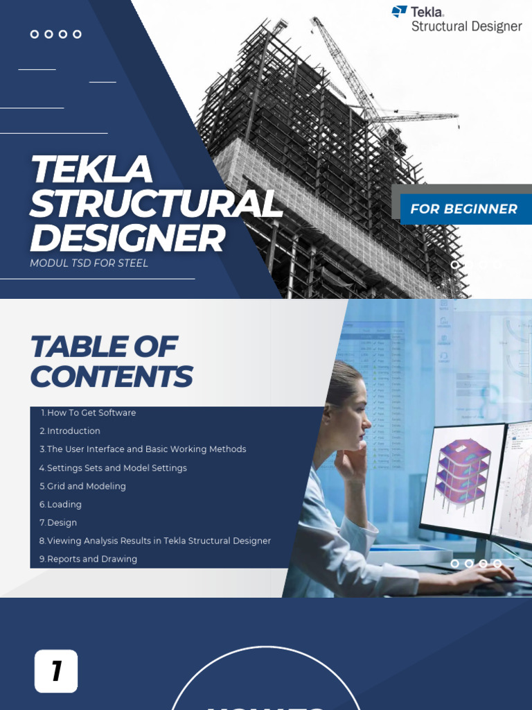 TSD For Steel Modul (Introduction - Basic - Beginner) | PDF