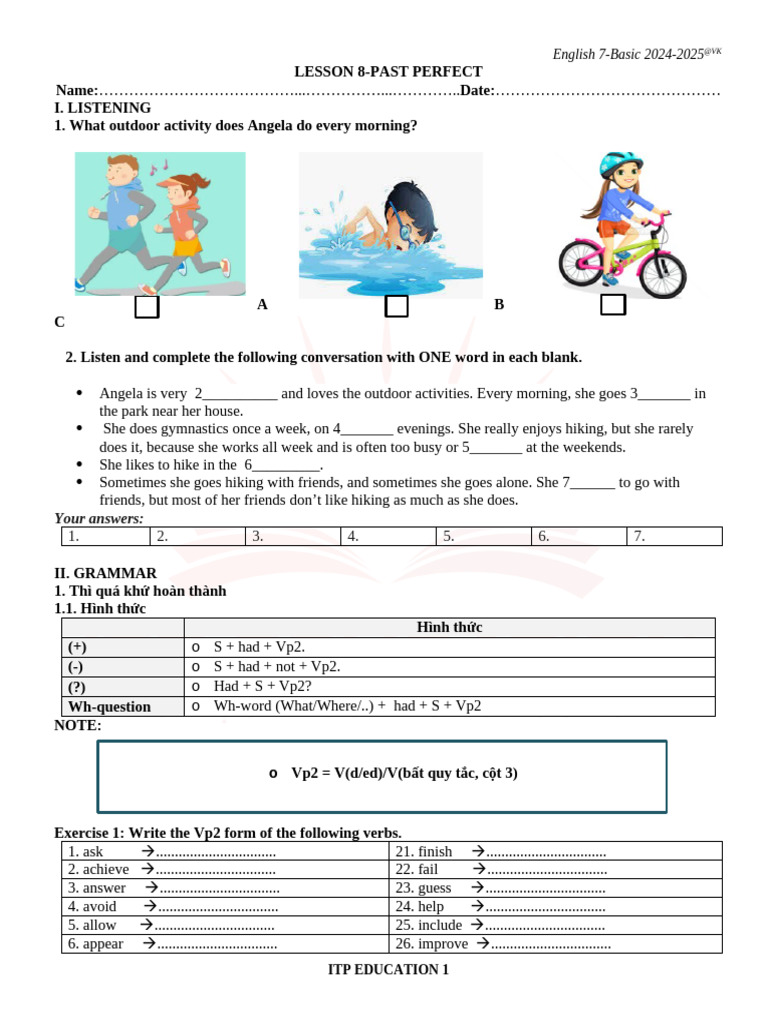 7B-LESSON 8 | PDF | Linguistics