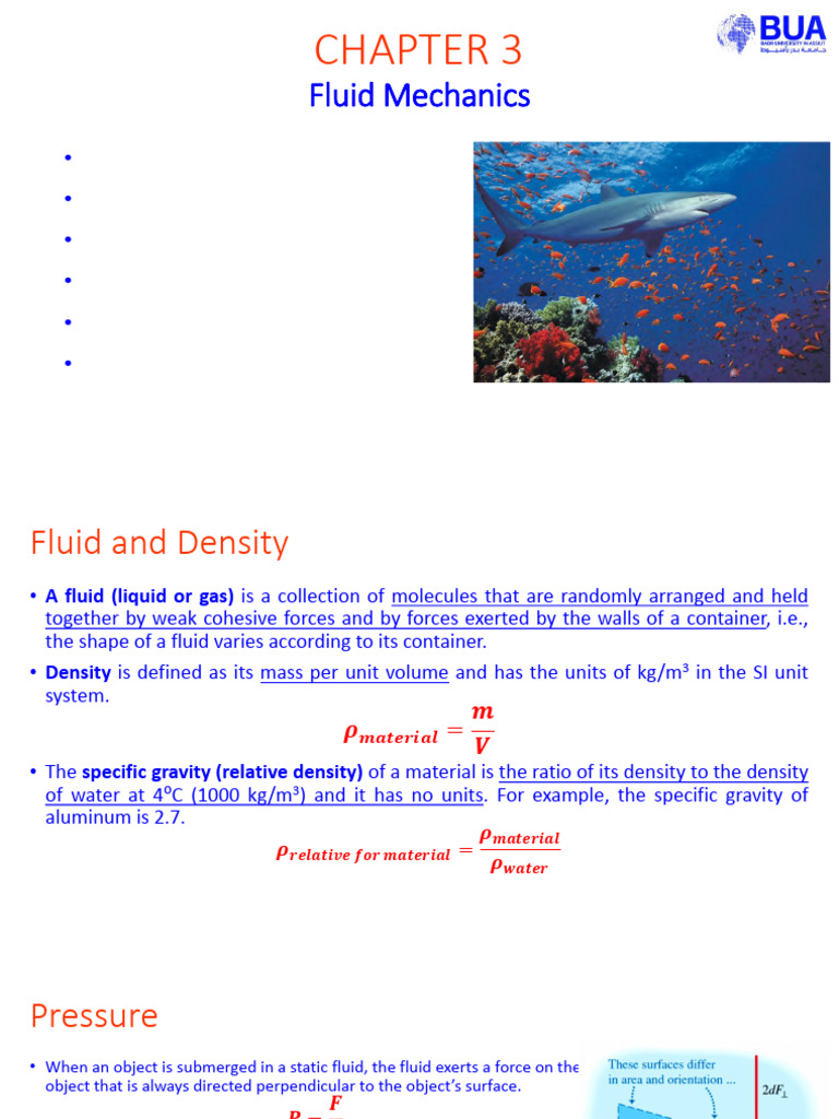 Chapter 03 Final Revision (1) | PDF | Pressure | Fluid Dynamics