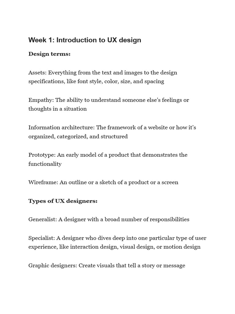 UX DESIGN | PDF | Usability | Design