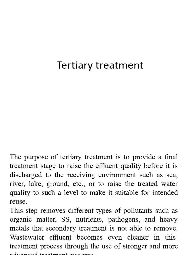Lec13. Advanced Treatment | PDF | Adsorption | Sewage Treatment