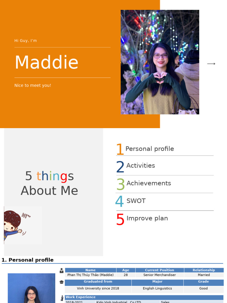 Maddie - Introduce | PDF