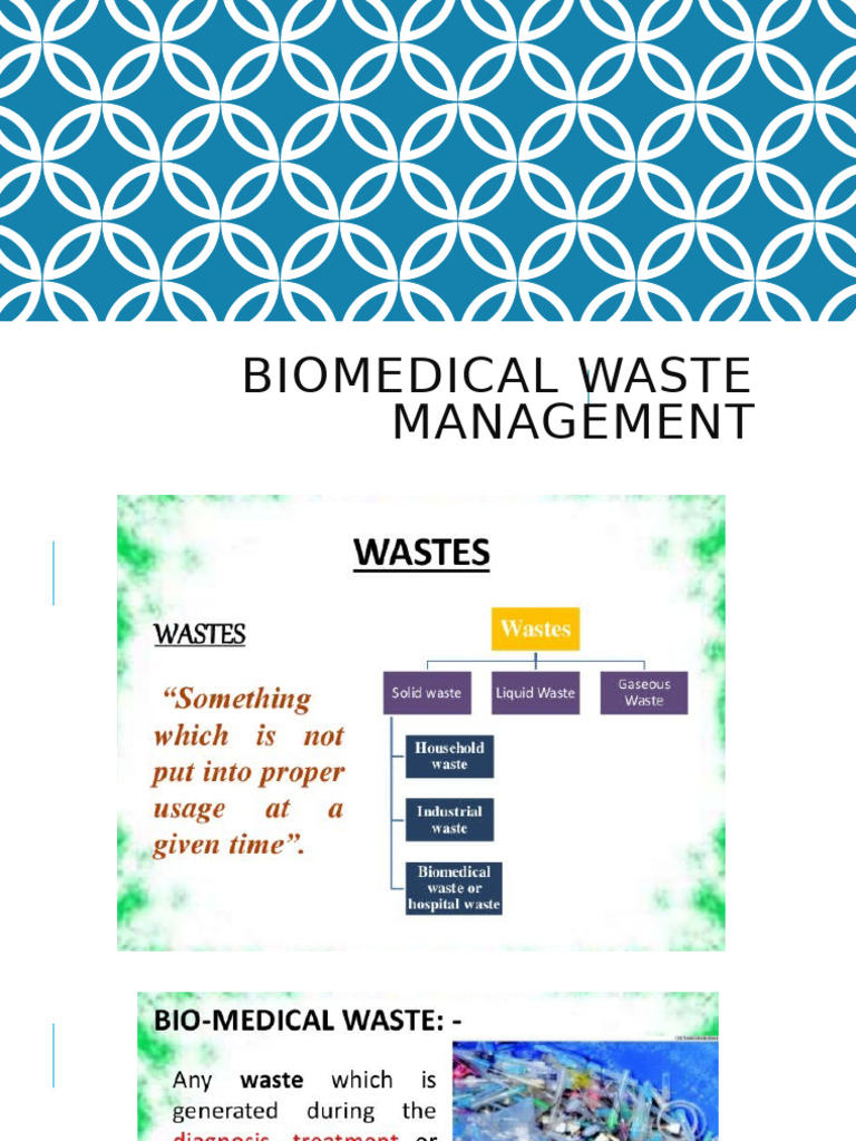Biomedical Waste Management | PDF