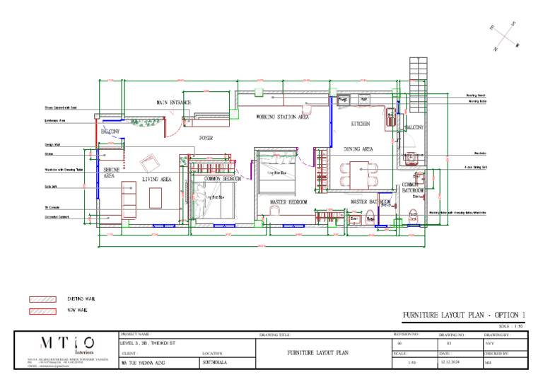 Furniture Plan (Option 1) | PDF | Bathroom | Home & Garden
