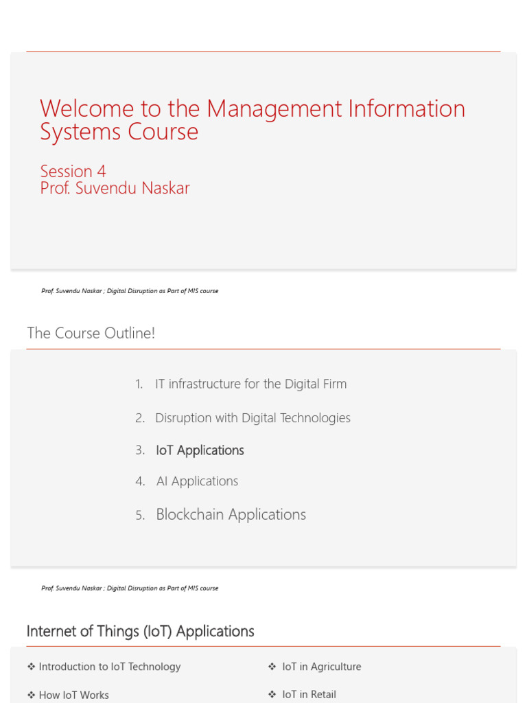 Session4 IoTapplications | PDF | Internet Of Things | Automation