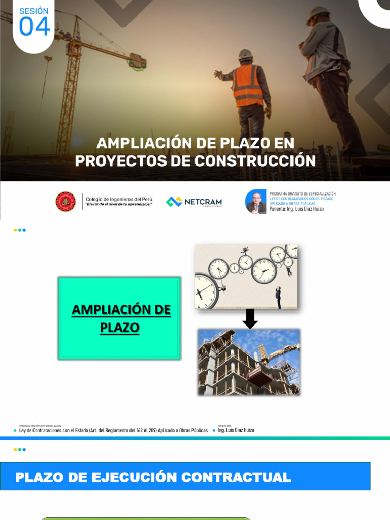 Ampliación de Plazo Contractual | PDF | Presupuesto