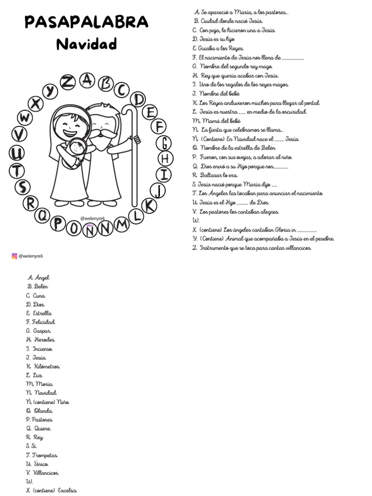 Pasapalabra Navidad (1) | PDF