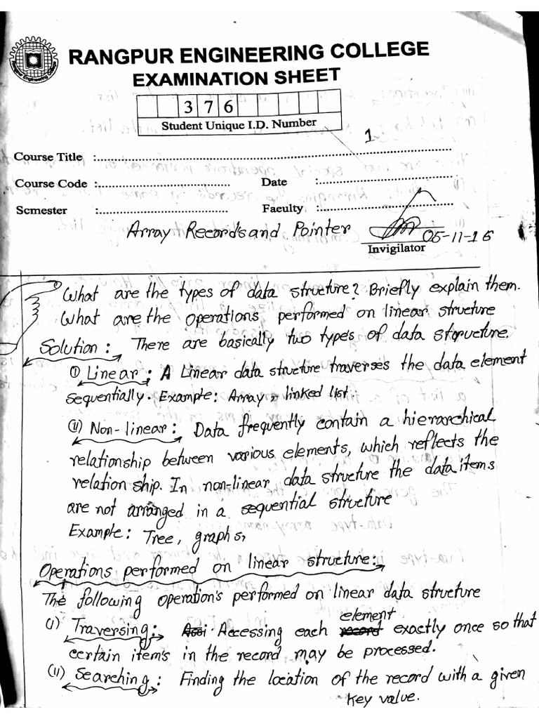 Array Records And Pointer Pdf