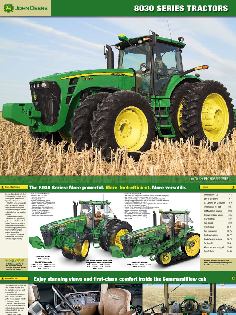 JD 8030 | PDF | Tractor | Motor Vehicle