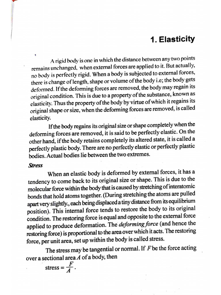 Elasticity | PDF