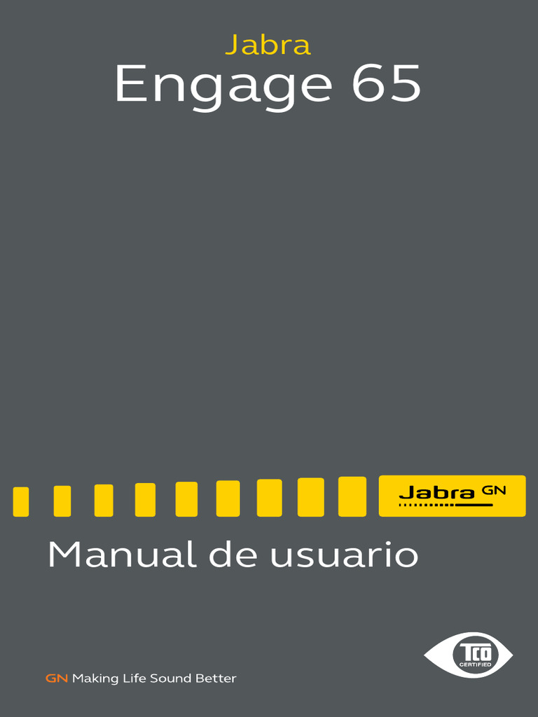 Jabra Engage 65 | PDF | Auriculares | Teléfono