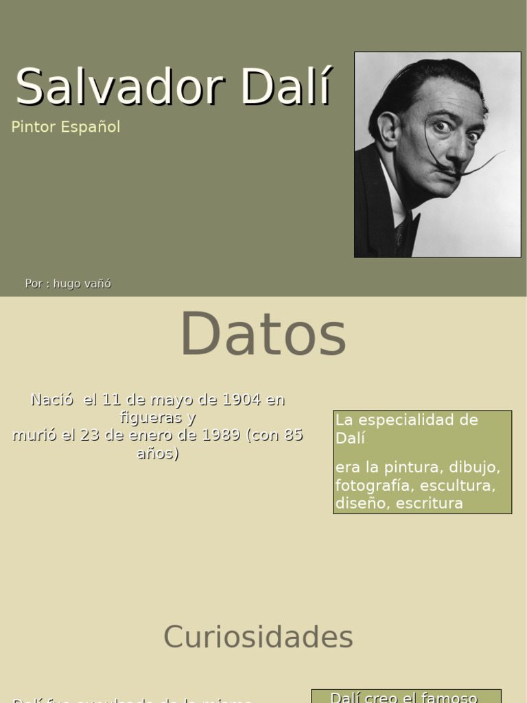 Salvador Dalí: Vida y Obras Destacadas | PDF