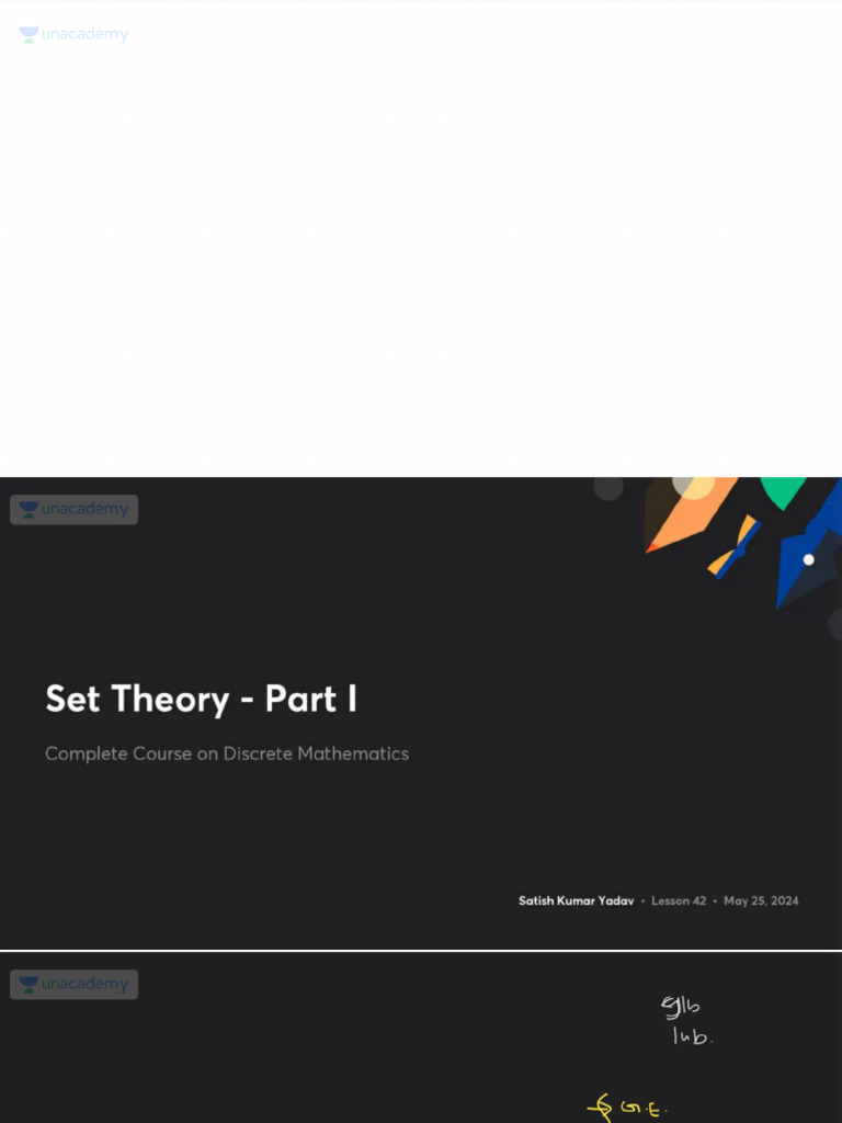 Set Theory Part I With Anno | PDF