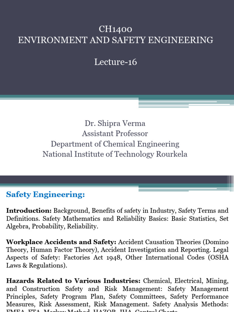 EVS LEC 16 | PDF | Hazards | Safety