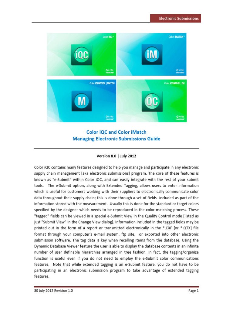 Managing Electronic Submissions Guide | PDF | Tag (Metadata) | System ...