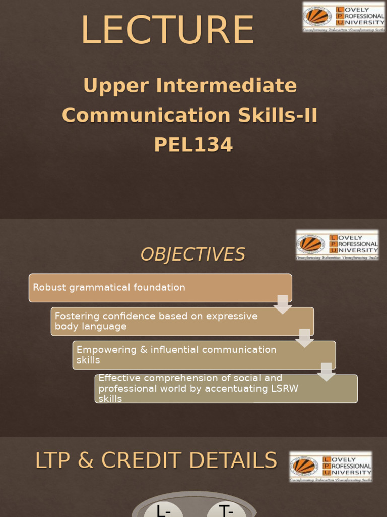 ZERO LECTURE PPT PEL134new Revised | PDF | Reading Comprehension | Grammatical Tense