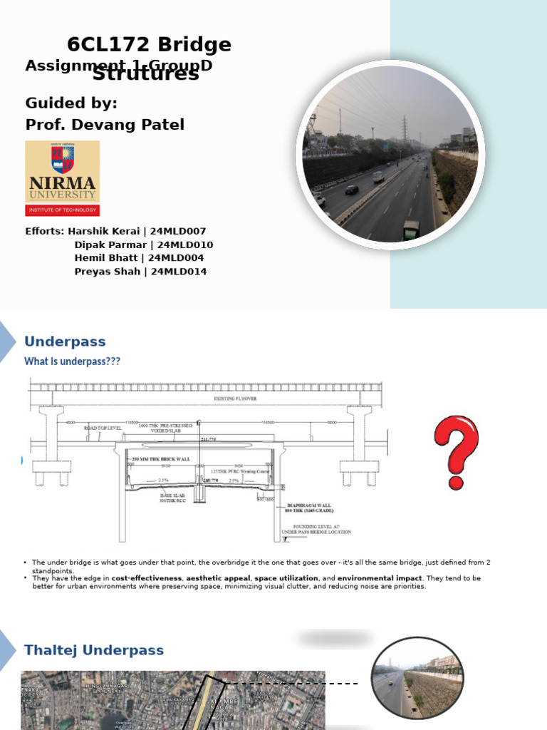 Understanding Underpass Bridges | PDF | Bridge | Tunnel