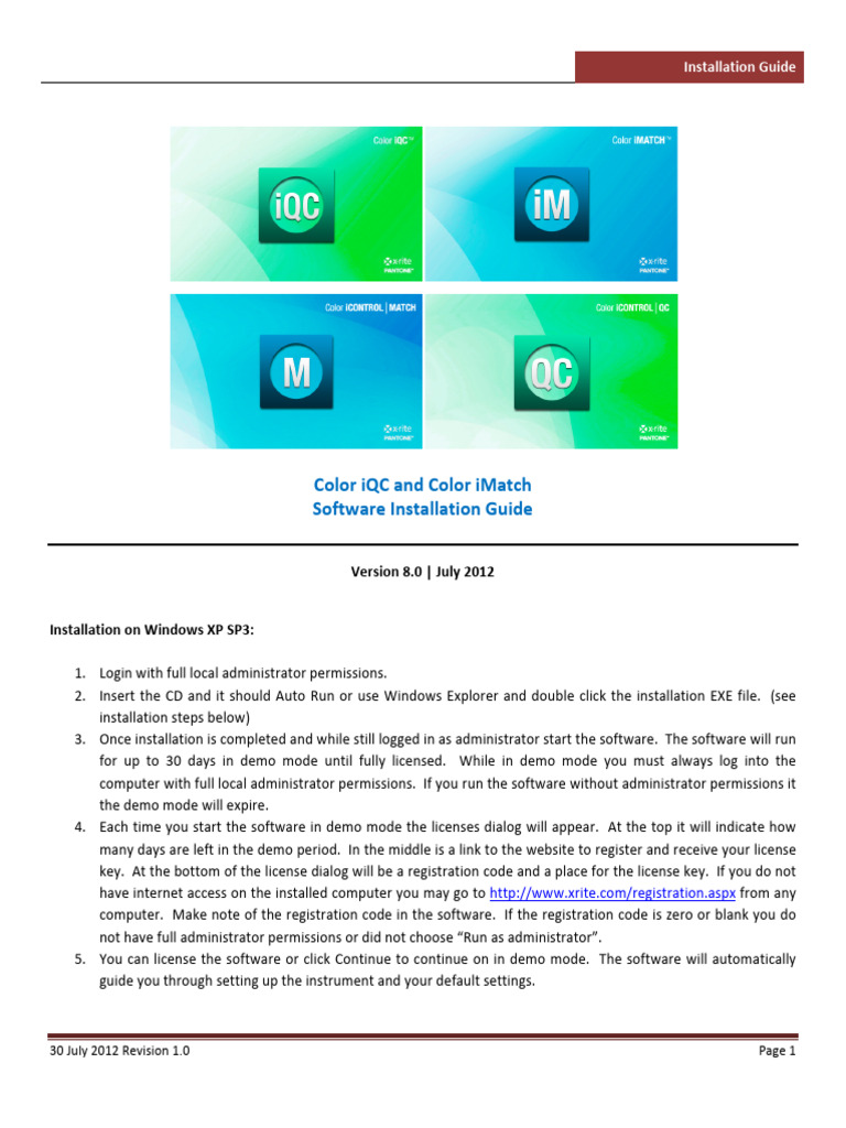 User Manual Imatch iQC en | PDF | Installation (Computer Programs) | Databases